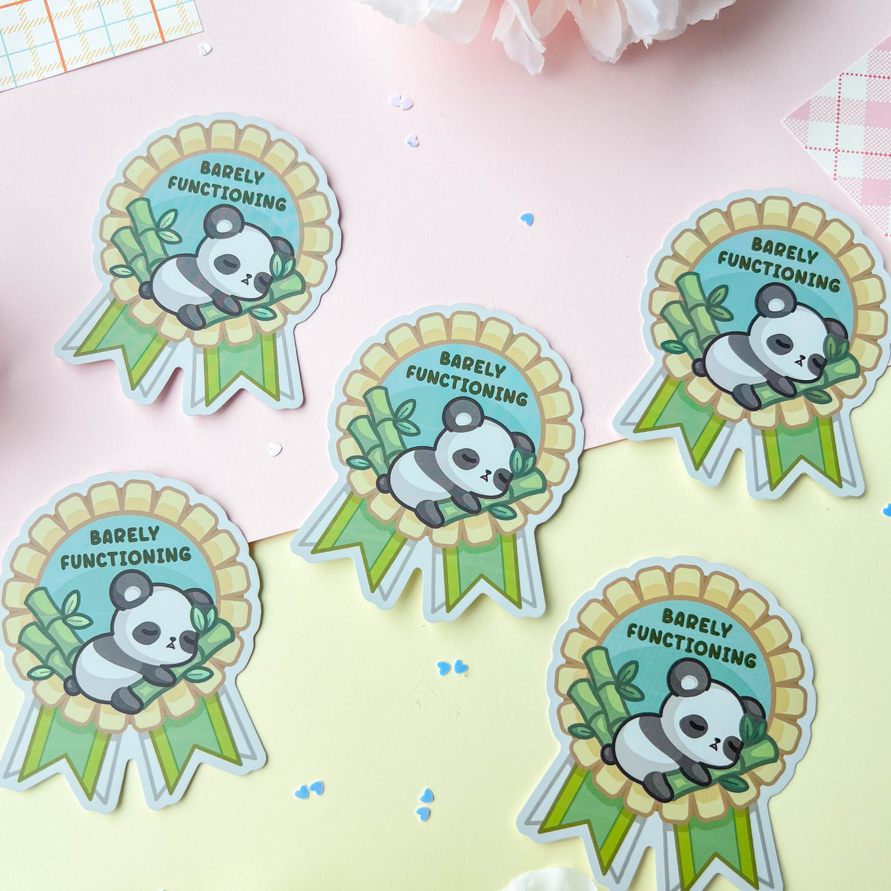 Barely Functioning Sticker – Poroful