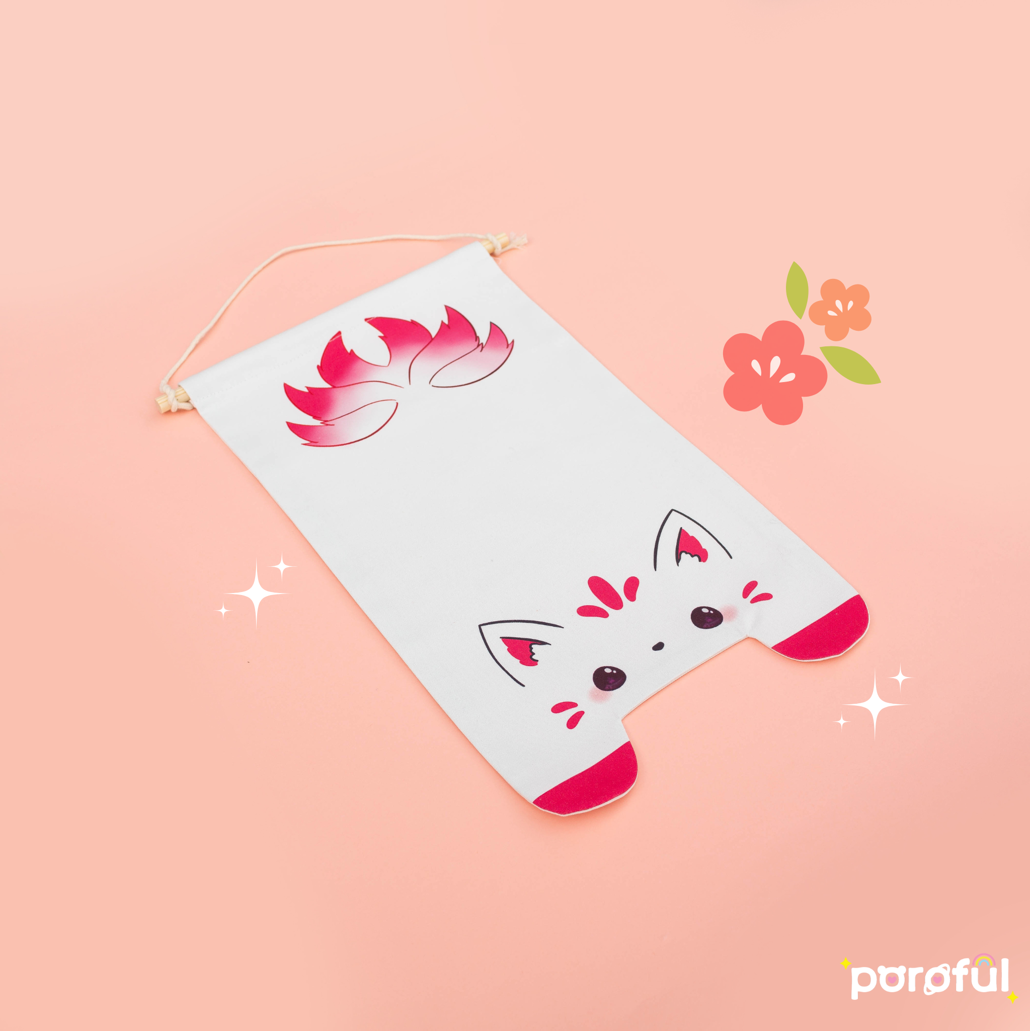 Kitsune Pin Banner (XL) – Poroful