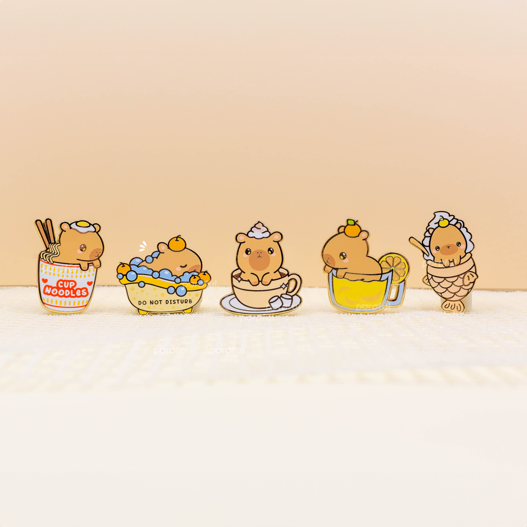 Do Not Disturb Capybara Pin – Poroful