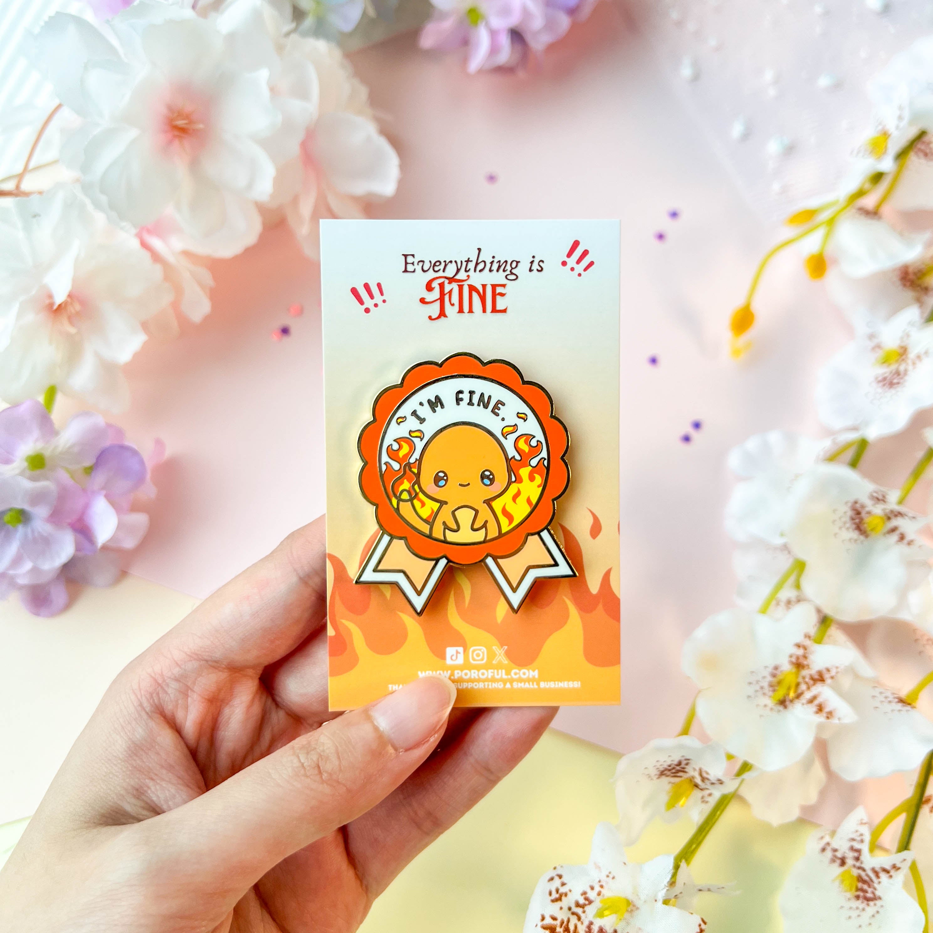 I'm Fine Pin – Poroful