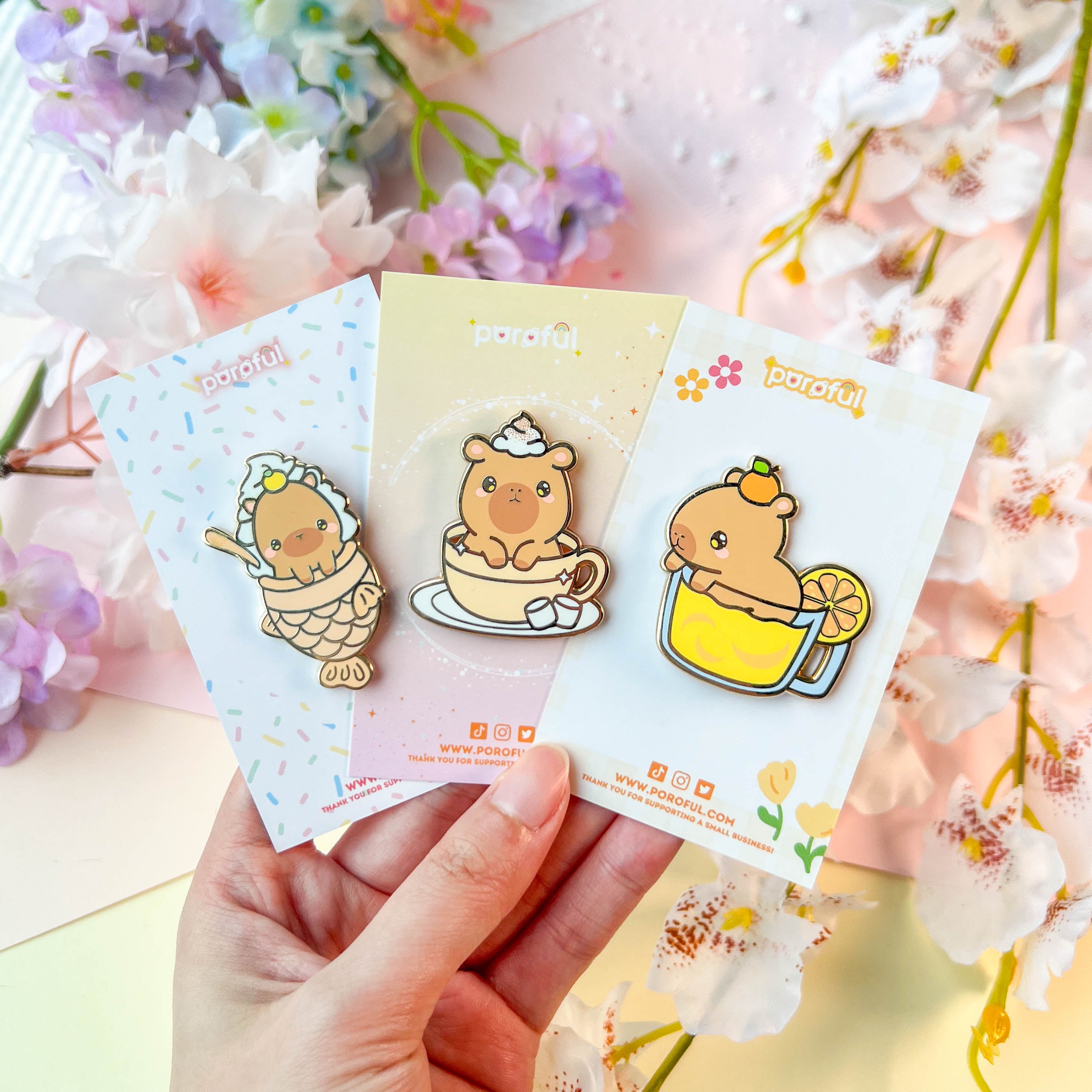 Do Not Disturb Capybara Pin – Poroful