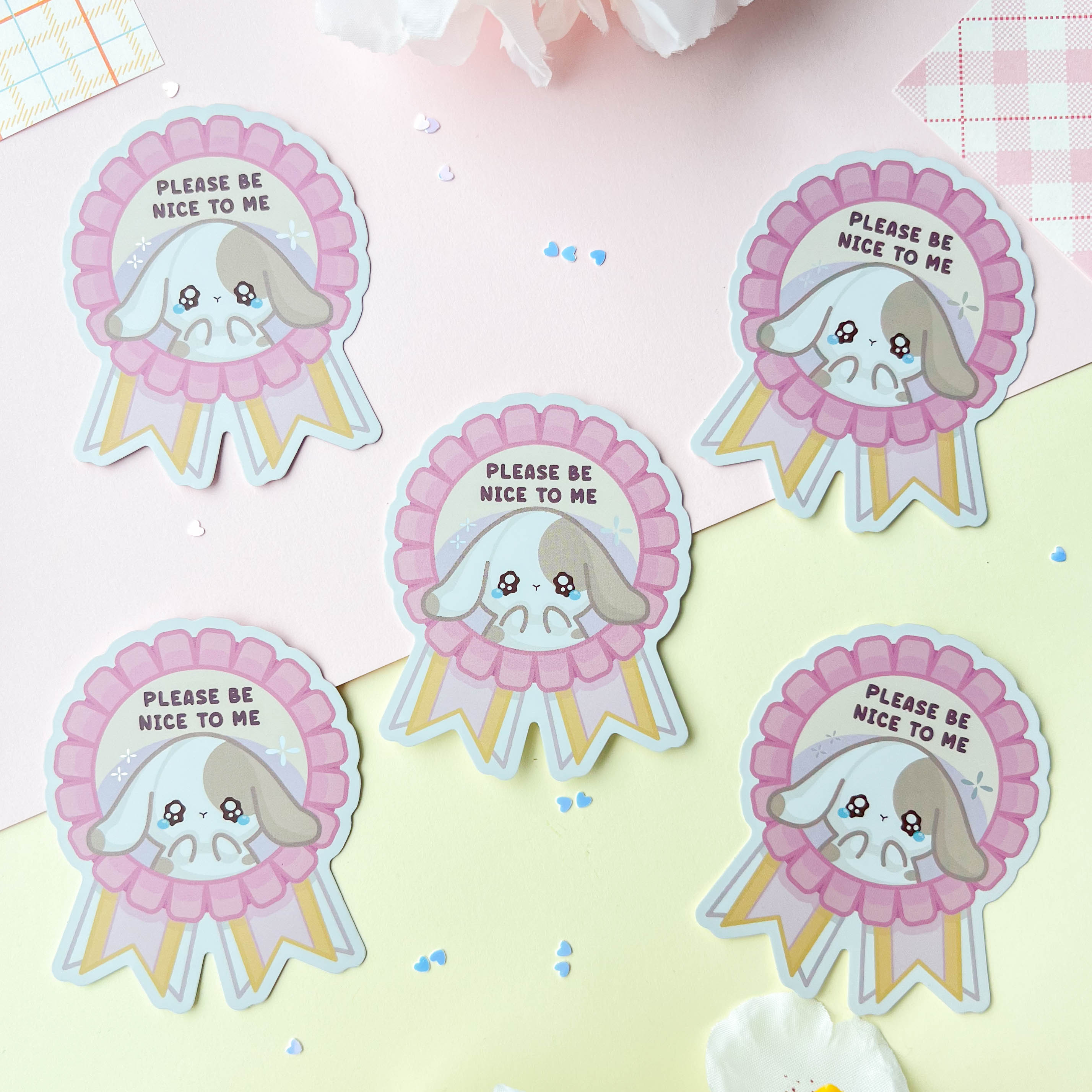 Please Be Nice To Me Sticker – Poroful