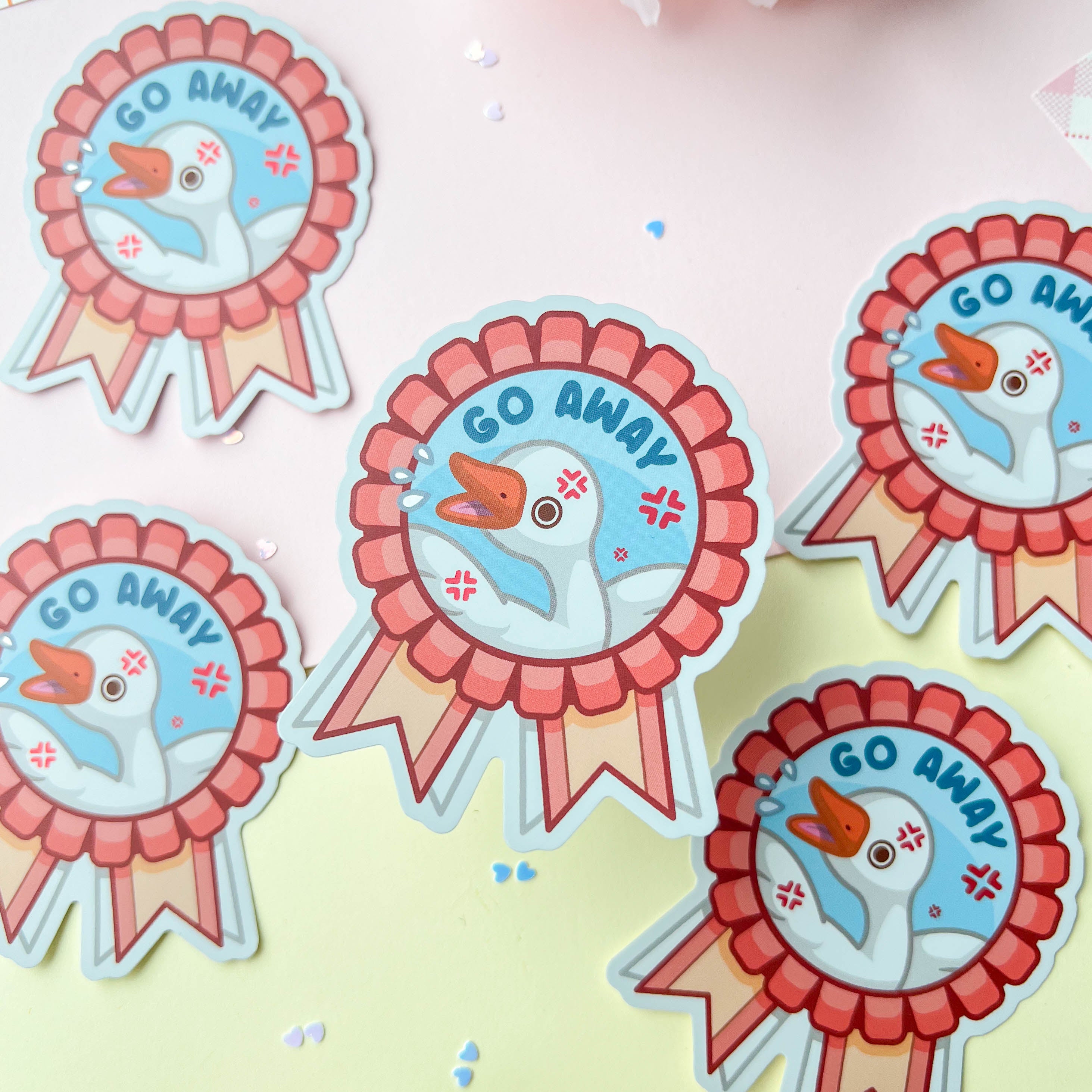 Go Away Sticker – Poroful