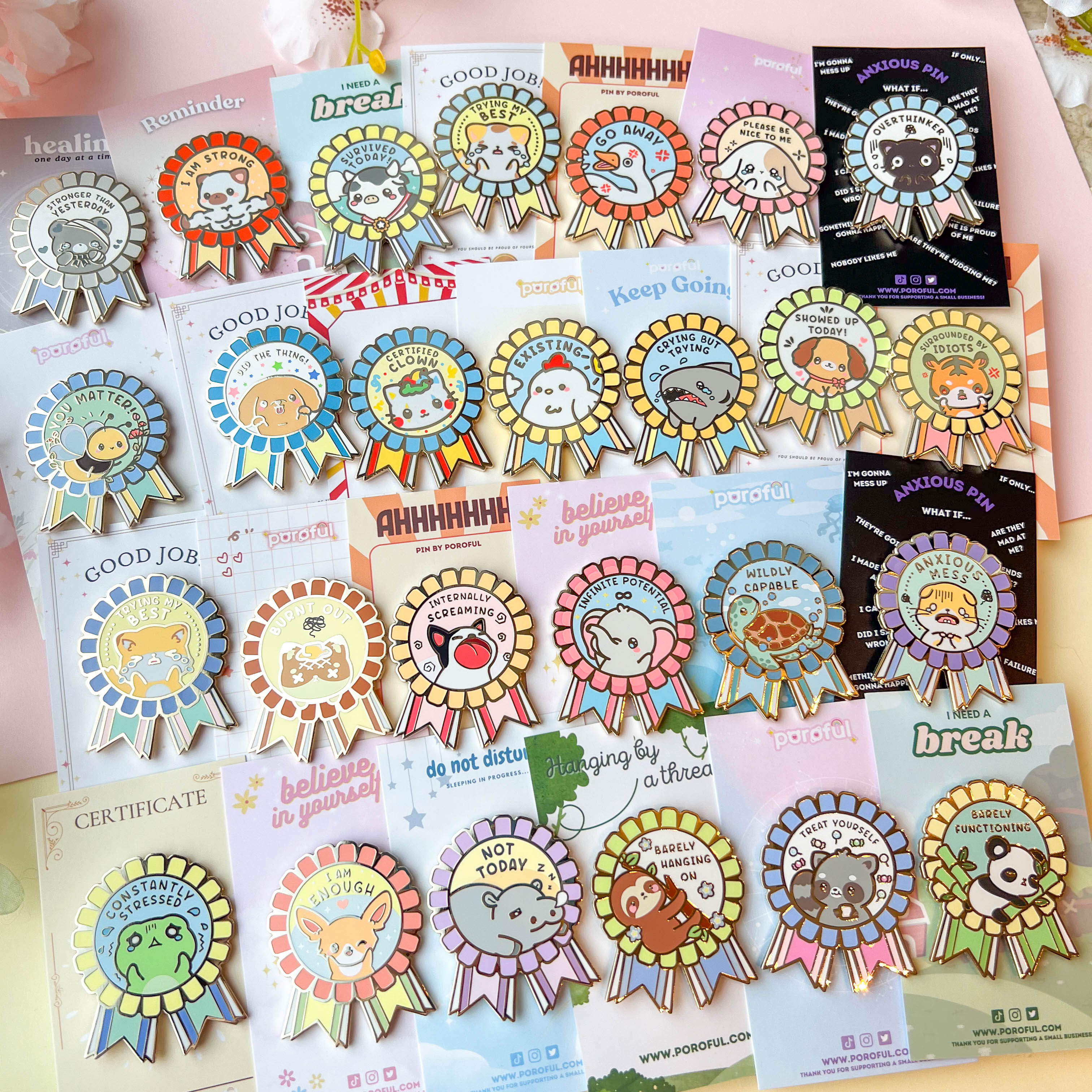 Overthinker Award Pin – Poroful