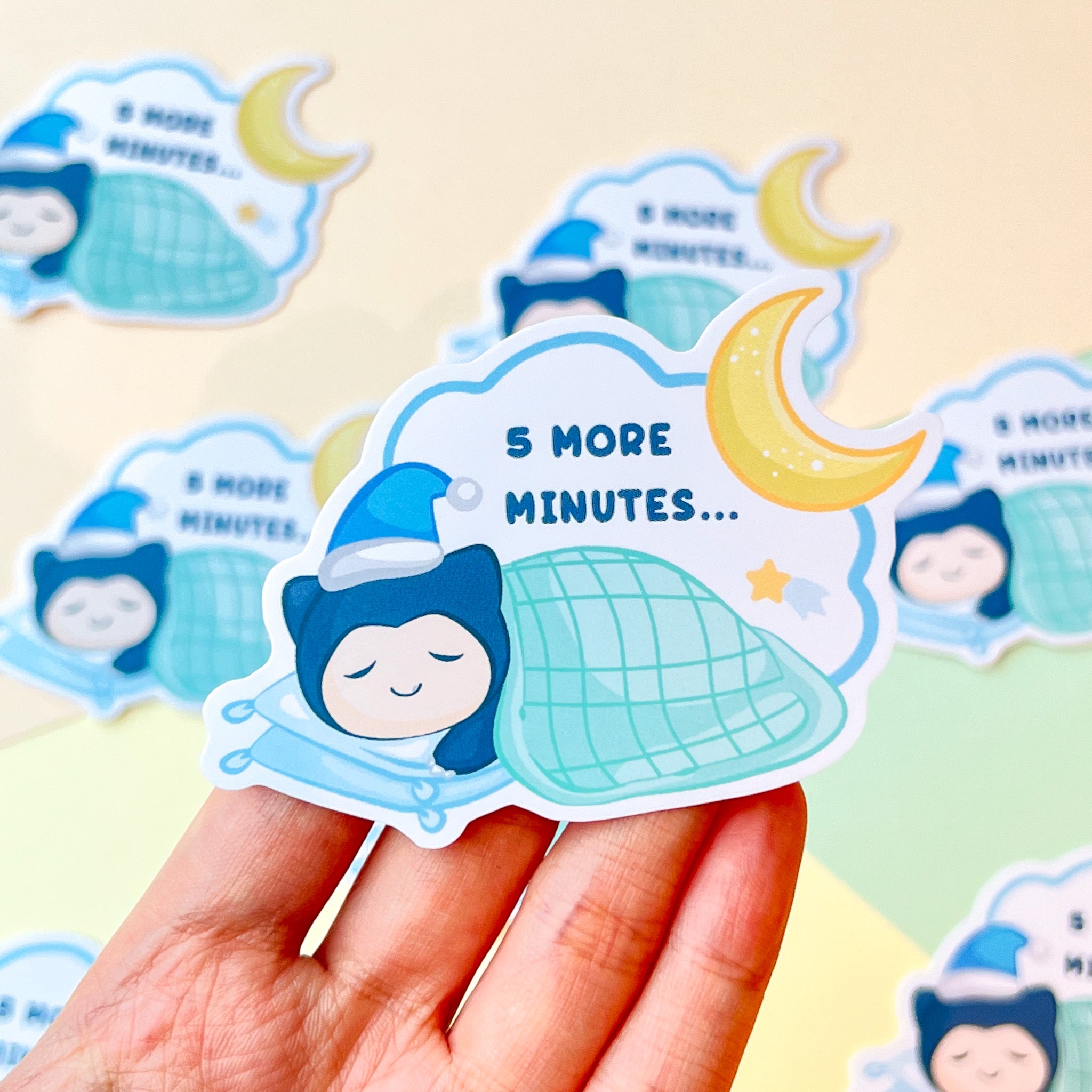 5 More Minutes Sticker – Poroful
