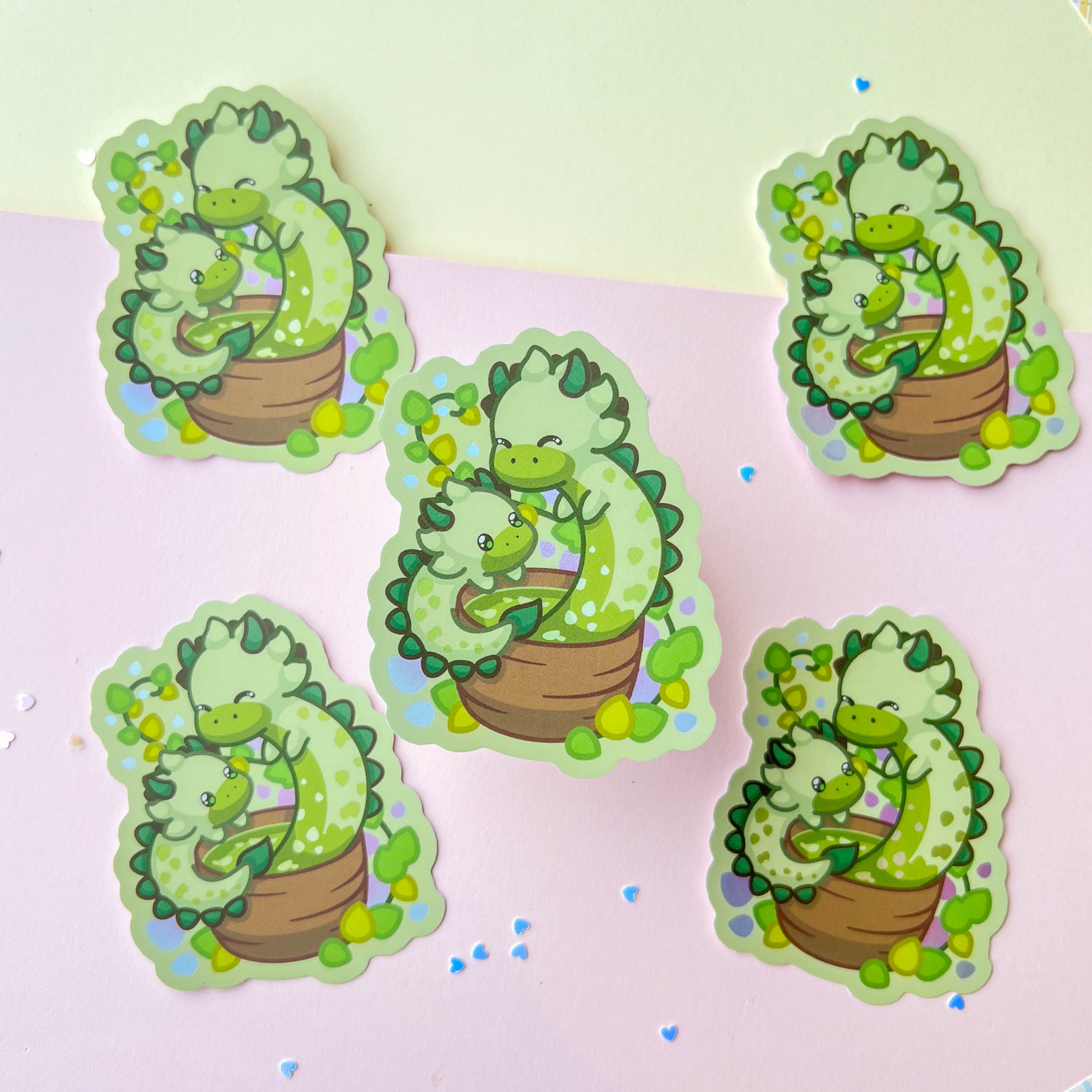 Matcha Dragon Sticker – Poroful